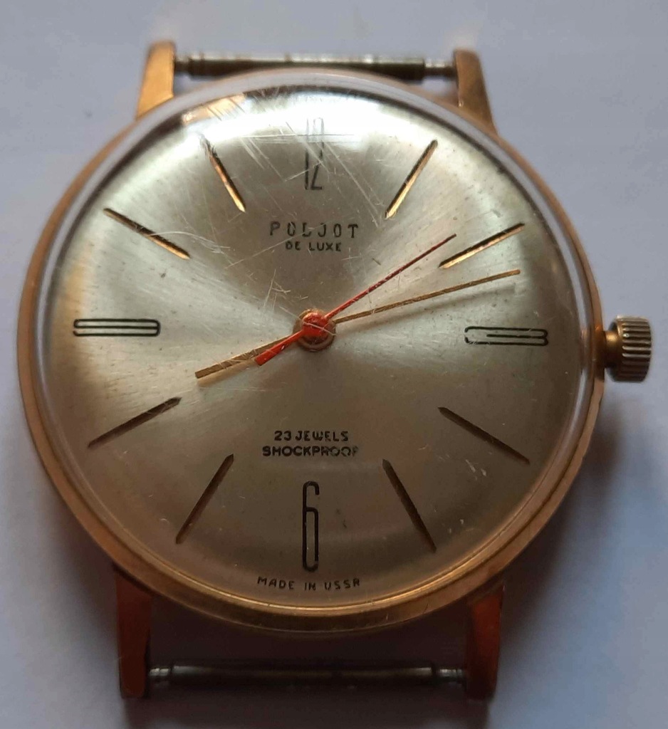 POLJOT DE LUXE 23 KAMIENIE ZEGAREK MĘSKI VINTAGE - 13766909522 ...