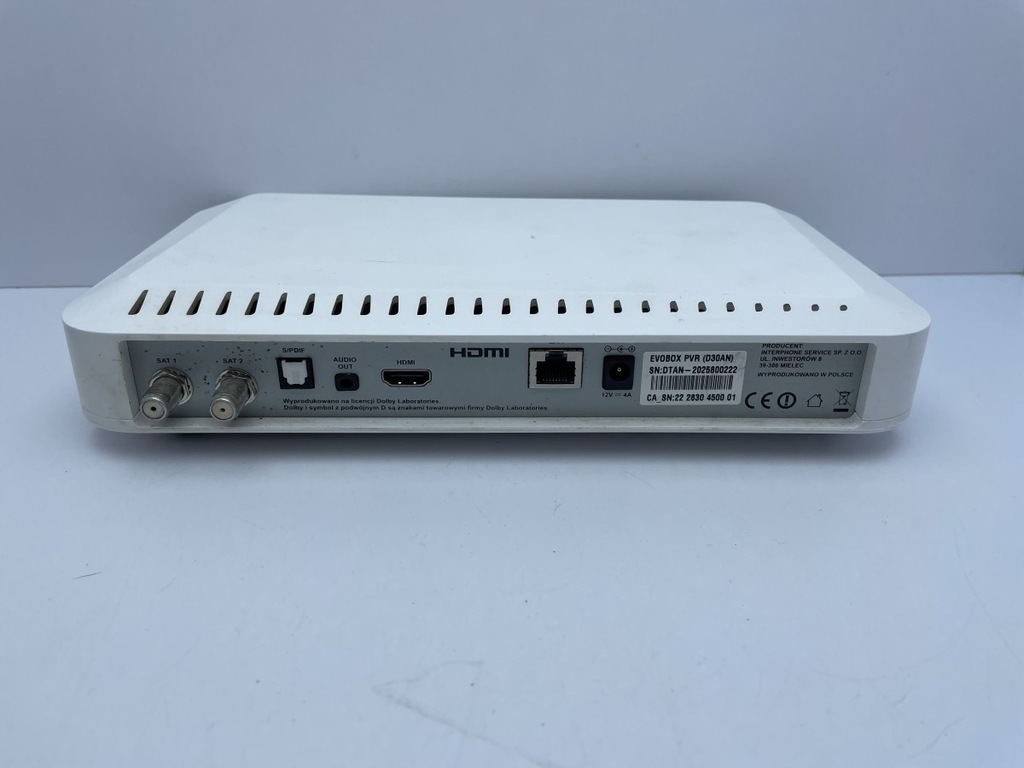 Dekoder Cyfrowy Polsat EVOBOX PVR (D30AN) - 12183540157 - oficjalne archiwum Allegro