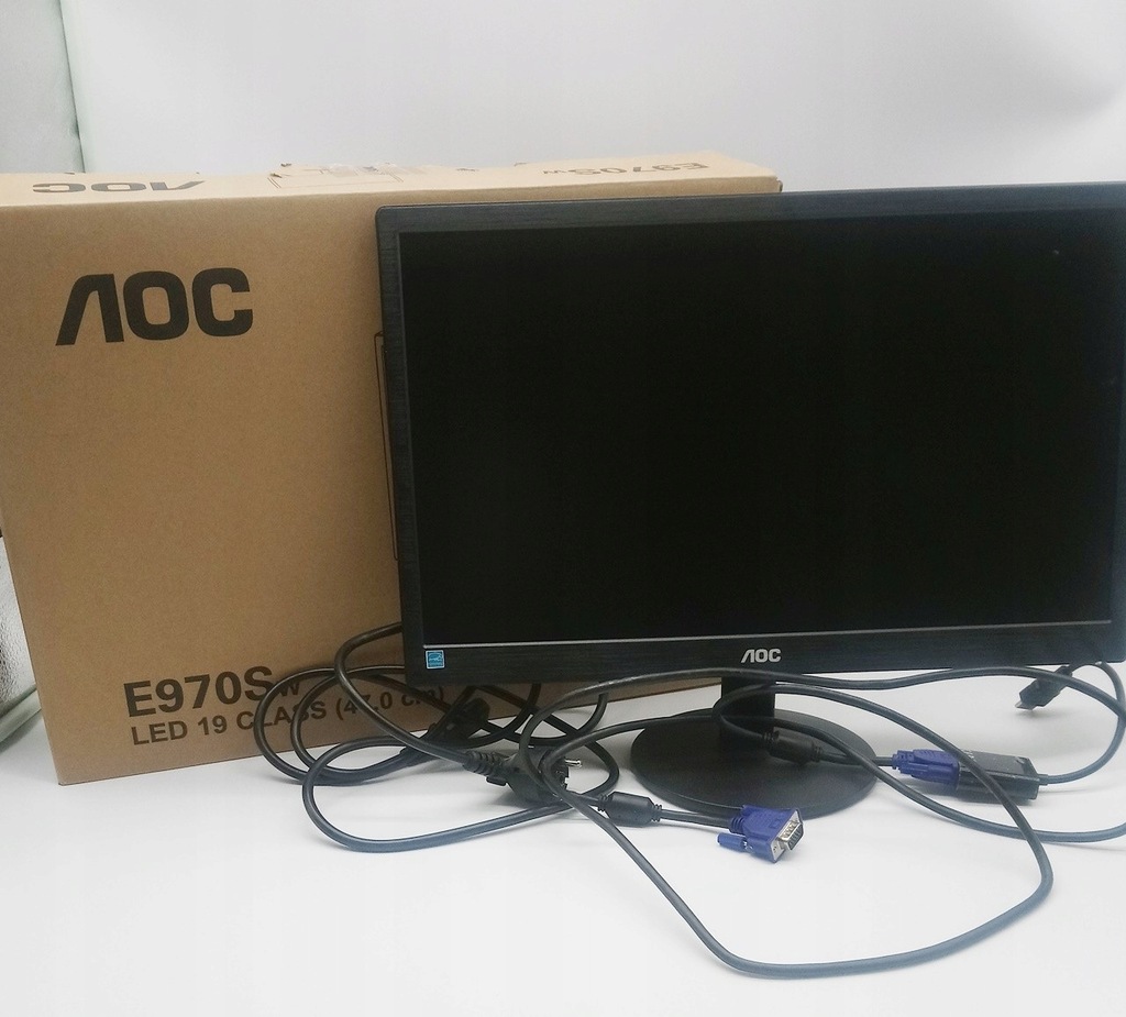 Monitor 19" AOC E970S - 11098987981 - oficjalne archiwum Allegro