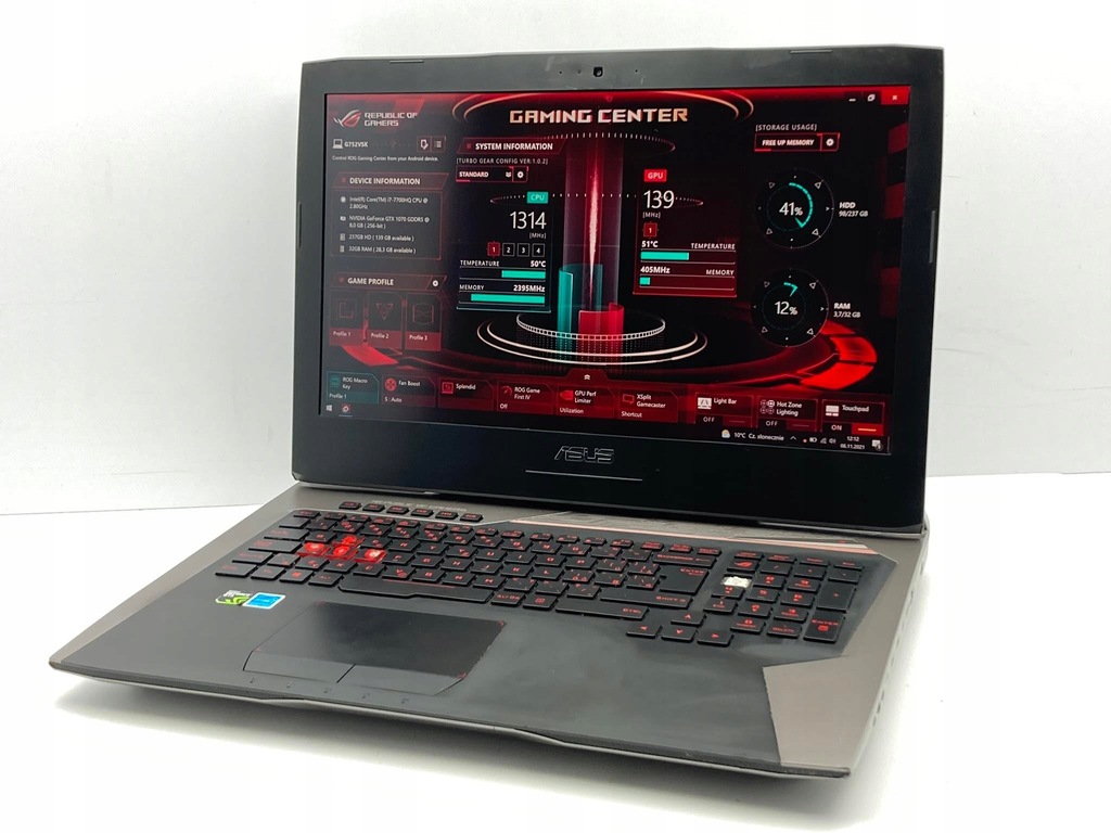 Laptop Asus ROG i7-7700H/32RAM/GTX1070/240SSD BCM! - 11399440818 ...
