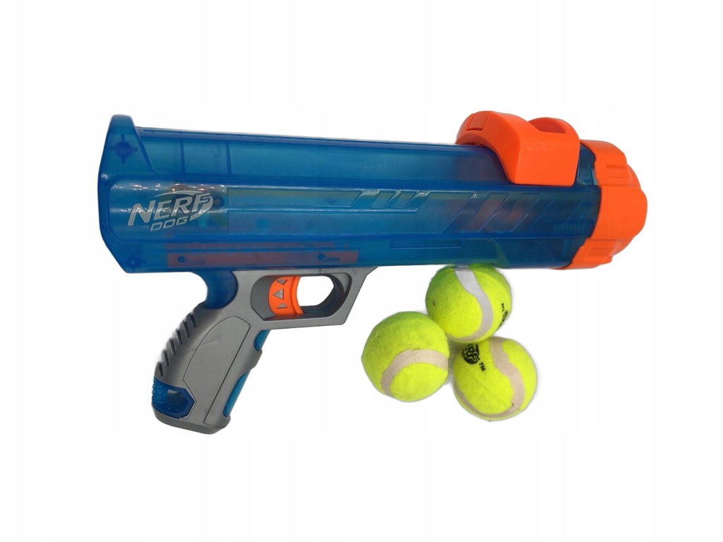 NERF Dog Blaster dla psa Zestaw do aportowania z piłkami tenisowymi ...