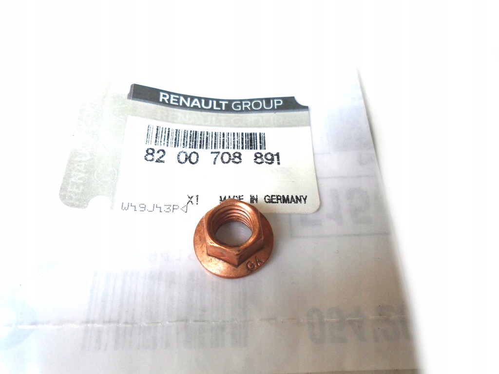 Nakrętka kolektora wydechowego Renault 7703034235 - 11950704652 ...