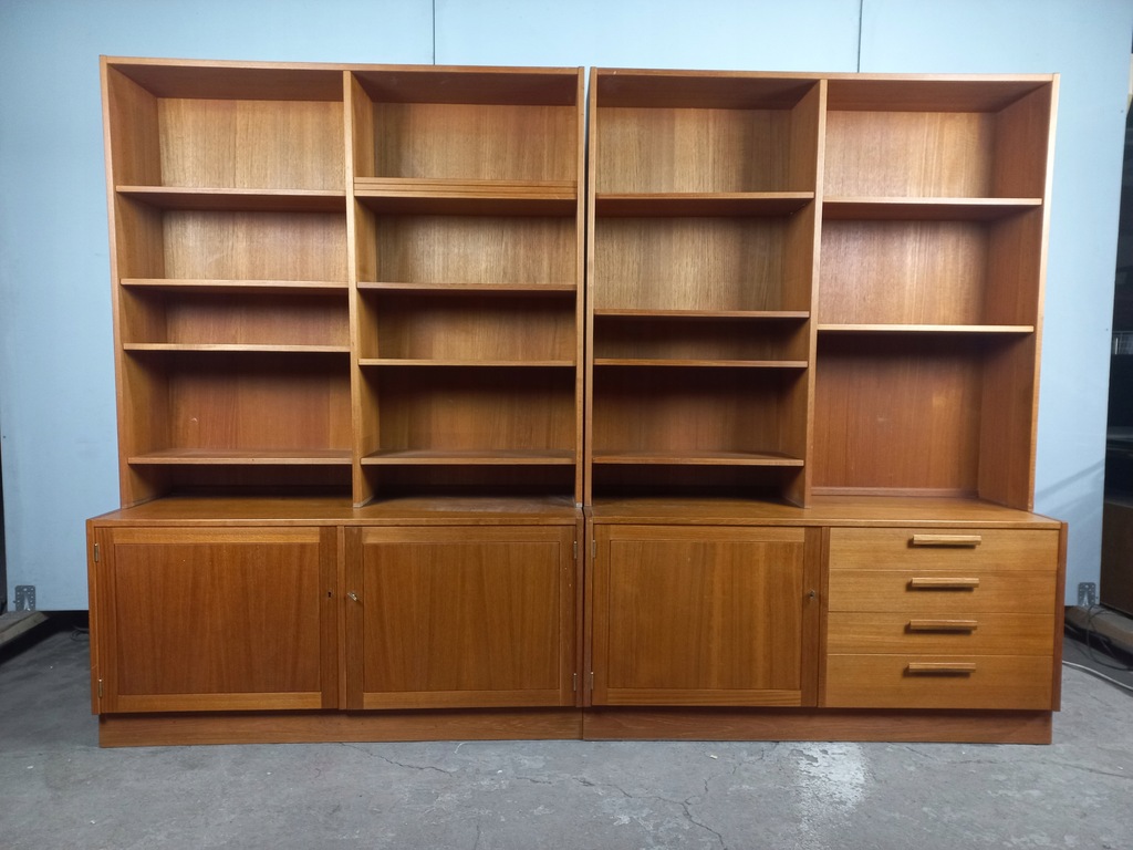 Meblościanka, szafka, komoda, lata 90-te, 4 cz. - 13180221142 ...