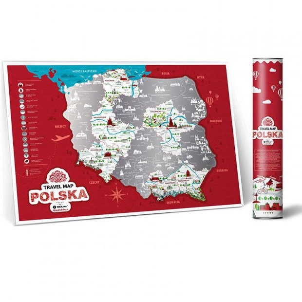 Mapa zdrapka - Travel Map Polska 1DEA.me 452257 - 14235469428 ...
