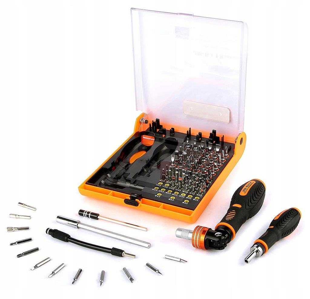 PROFESJONALNY ZESTAW WKRĘTAKÓW BITÓW JM-6113 73szt - 7847437336 ...