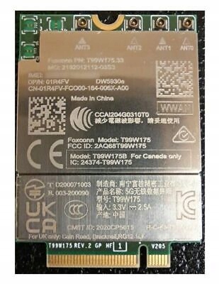 Modem DELL WWAN 5G DW5930e-eSIM Dell Latitude 9510 - 12763685891 ...