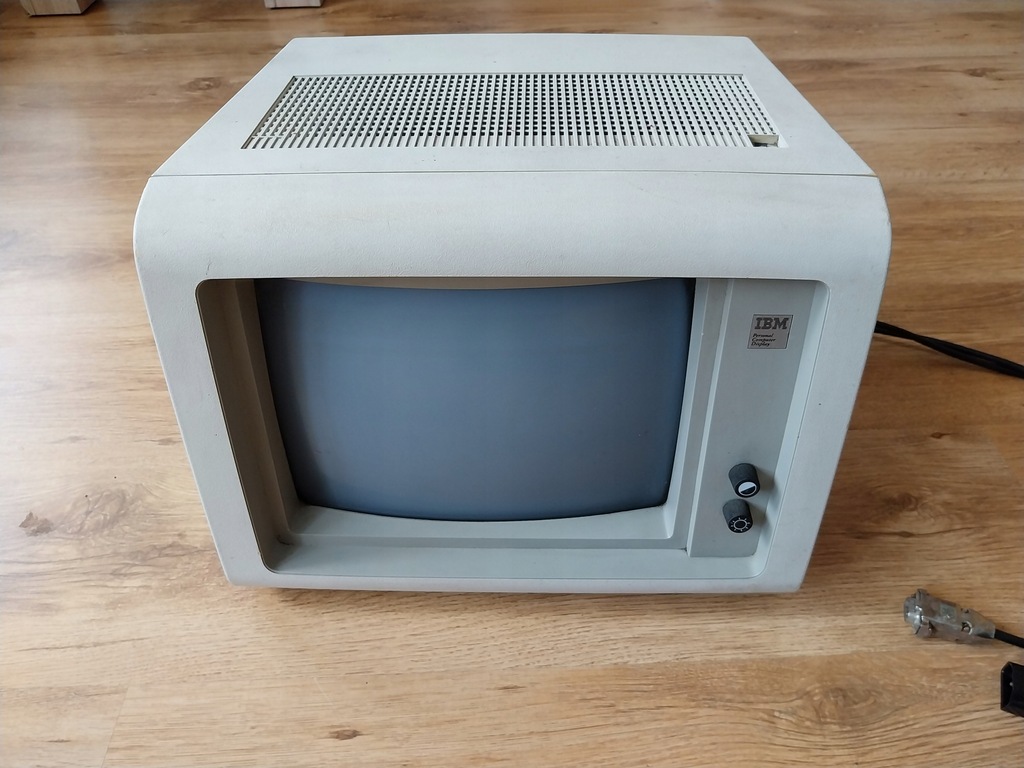MONITOR IBM 5151 - VINTAGE 1984 - 14271691676 - oficjalne archiwum Allegro