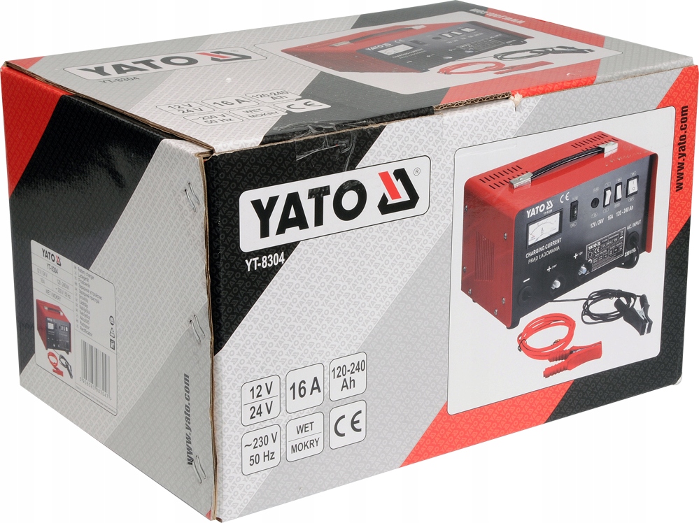 YATO YT-8304 PROSTOWNIK Z ROZRUCHEM 16A 12V 24V - 7515280809 - oficjalne archiwum Allegro