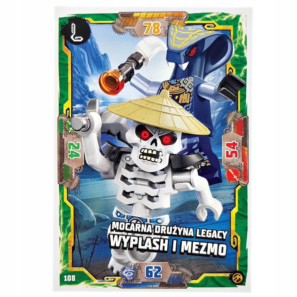 Купить Карта LEGO Ninjago S7 № 108 Wyplash и Mezmo: отзывы, фото и ...