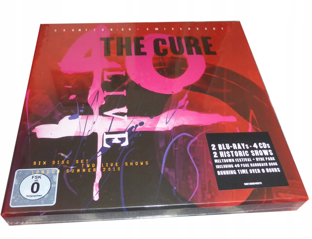 THE CURE - Cureation (BOX 2BLU-RAY+4CD) - 13225666808 - oficjalne ...