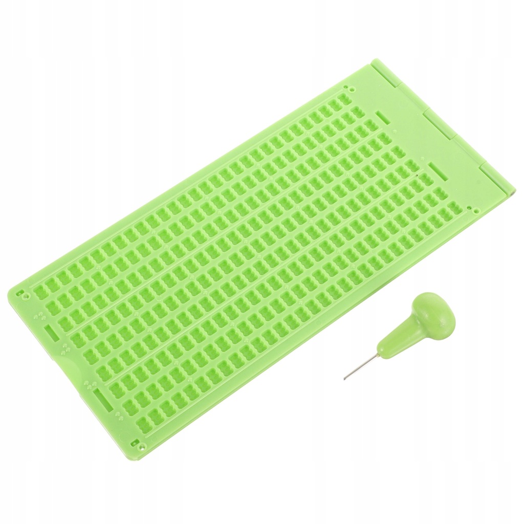 1 Set Plastic Braille Slate Braille Writing Slate - 14357433537 ...