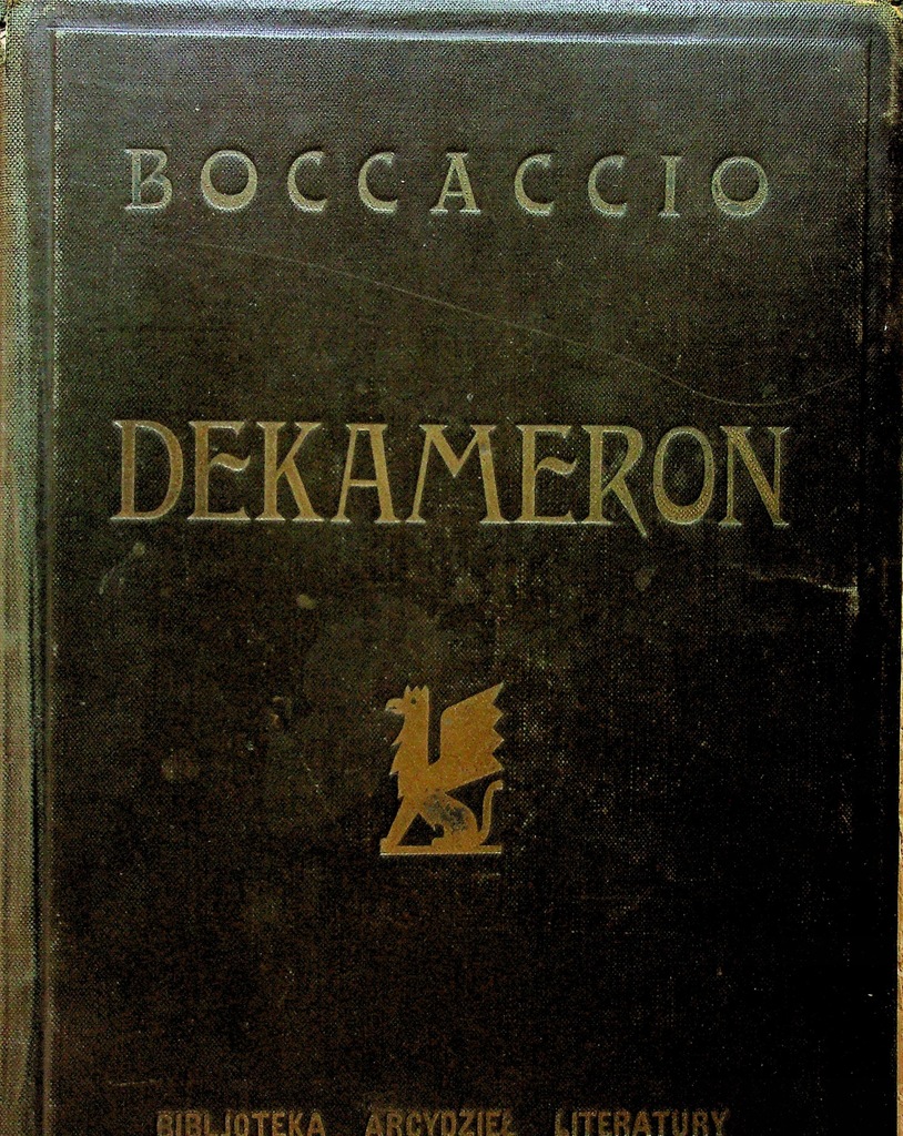 Giovanni Boccaccio - Dekameron 1930 r. - 11744736803 - oficjalne ...