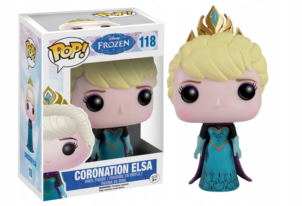 Frozen Funko POP! Kraina Lodu: Coronation Elsa 118 - 13495401958 ...
