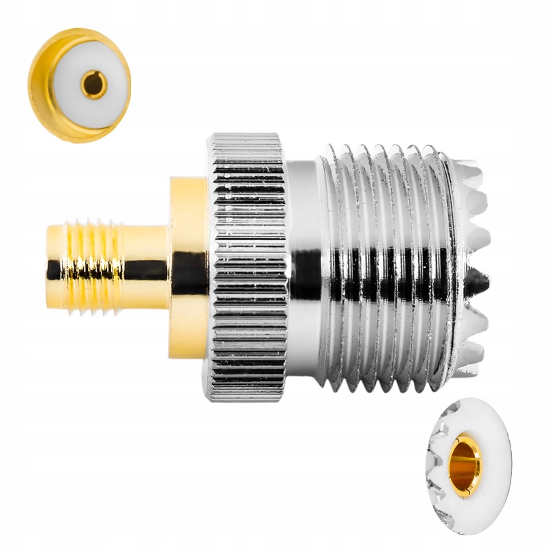 Adapter redukcja gniazdo UHF UC1 CB na gniazdo SMA - 13586012233 - oficjalne archiwum Allegro