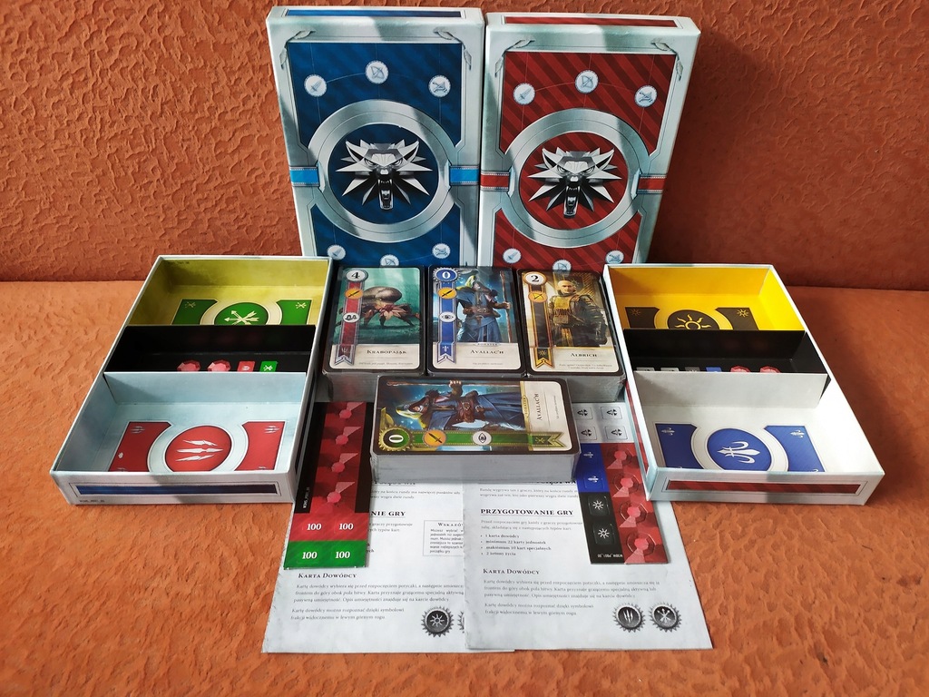 KARTY GWINT KARTY DO GWINTA 4 TALIE WIEDŹMIN FOLIA - 8605202935 ...