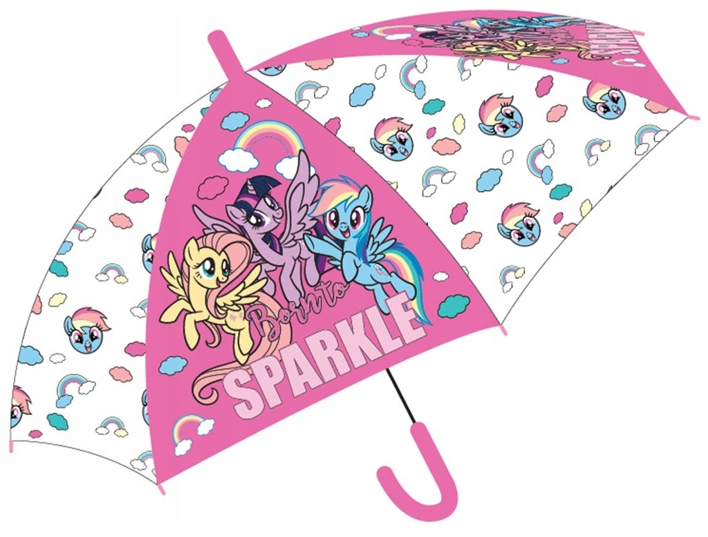TRANSPARETNY PARASOL PARASOLKA MY LITTLE PONY - 11621281644 - oficjalne ...
