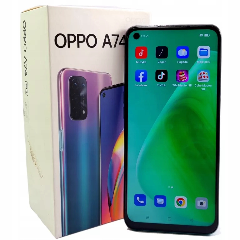 OPPO A74 5G 128GB / 6GB (CPH2197) - 12398071965 - oficjalne archiwum Allegro