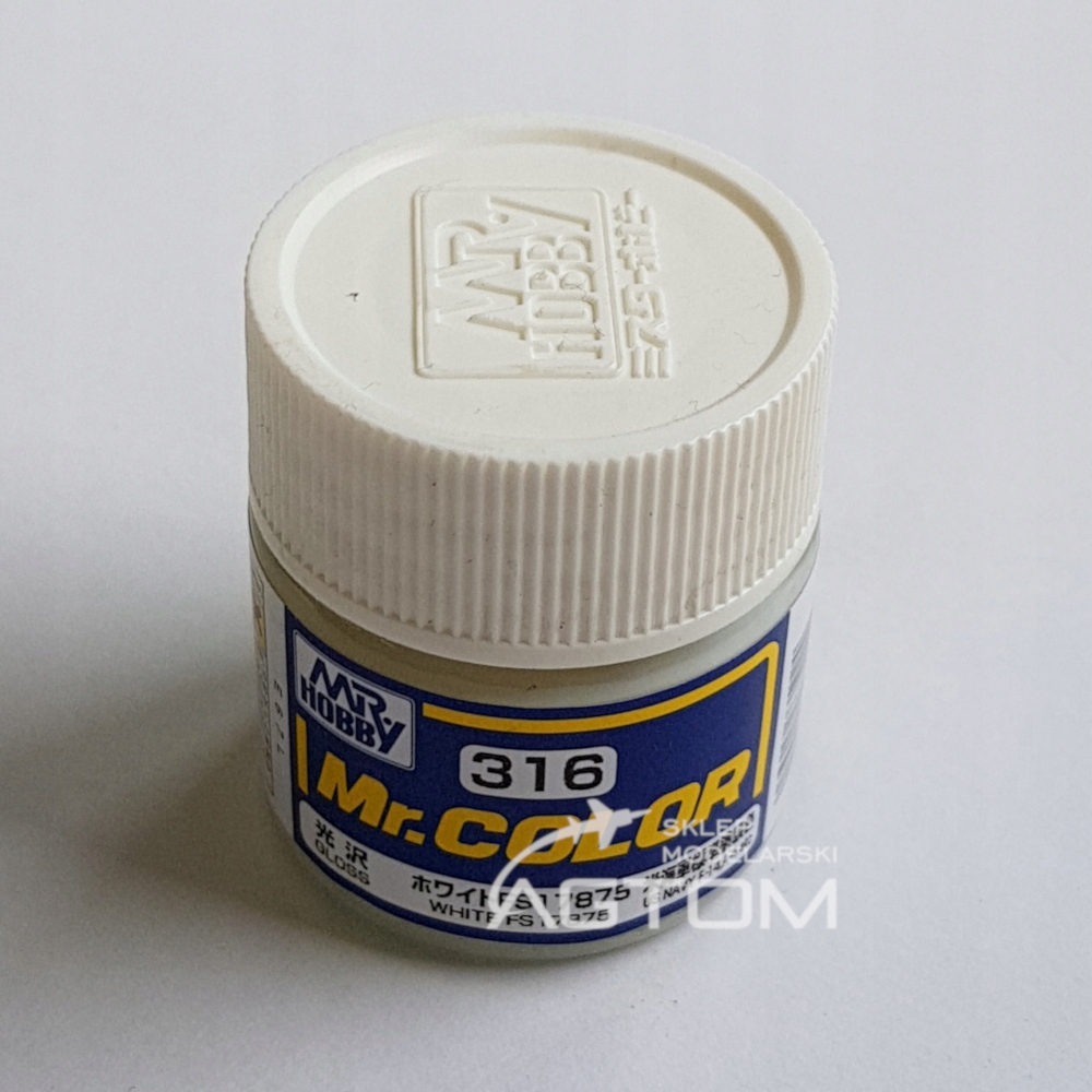 Mr.Color C316 White - FS17875 - BŁYSZCZĄCY - 10ml - 9302088377 - oficjalne archiwum Allegro