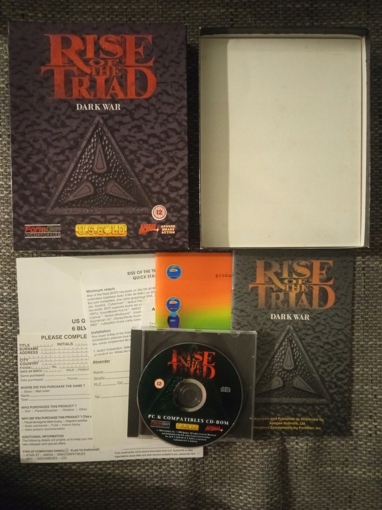 RISE OF THE TRIAD DARK WAR PC BIG BOX - 14489977961 - oficjalne ...