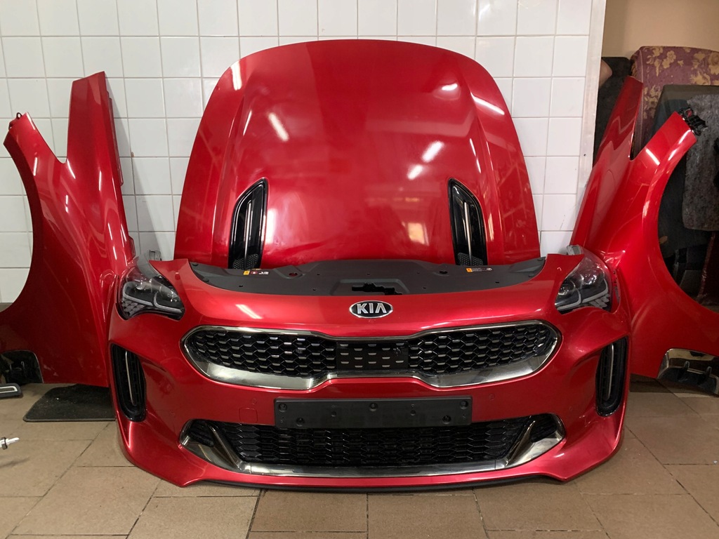 KIA STINGER GT KOMPLETNY PRZÓD PAS MASKA 3.3 H4R - 12530972555 ...