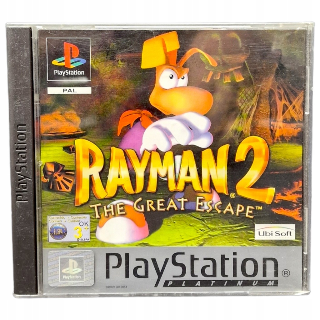 RAYMAN 2 THE GREAT ESCAPE // PlayStation PSX/PS1 - 12902773819 ...