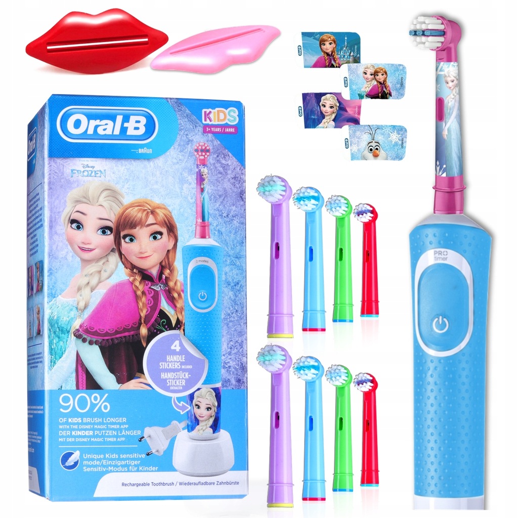 Szczoteczka Elektryczna Dla Dzieci Frozen Oral-B - 11461165232 - oficjalne archiwum Allegro