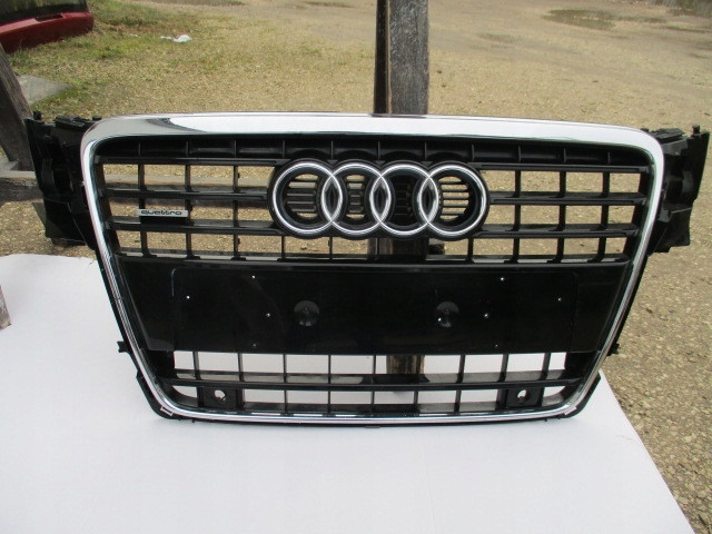 ATRAPA GRILL AUDI A4 B8 8K0853651 CZARNA POŁYSK - 13147731805 - oficjalne archiwum Allegro