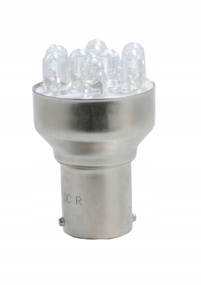 Dioda LED L045 Ba15s 9LED 5mm czerwona - 13124849804 - oficjalne archiwum Allegro