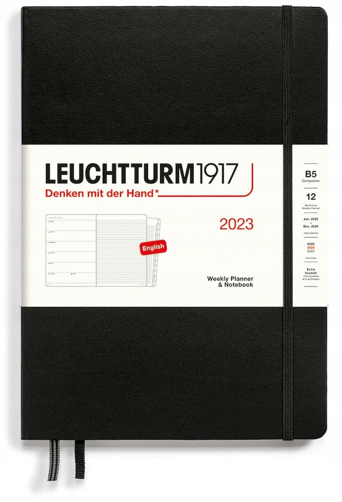 Купить LEUCHTTURM1917 Блокнот Planner B5 на неделю 2023 г.: отзывы, фото и характеристики на ...