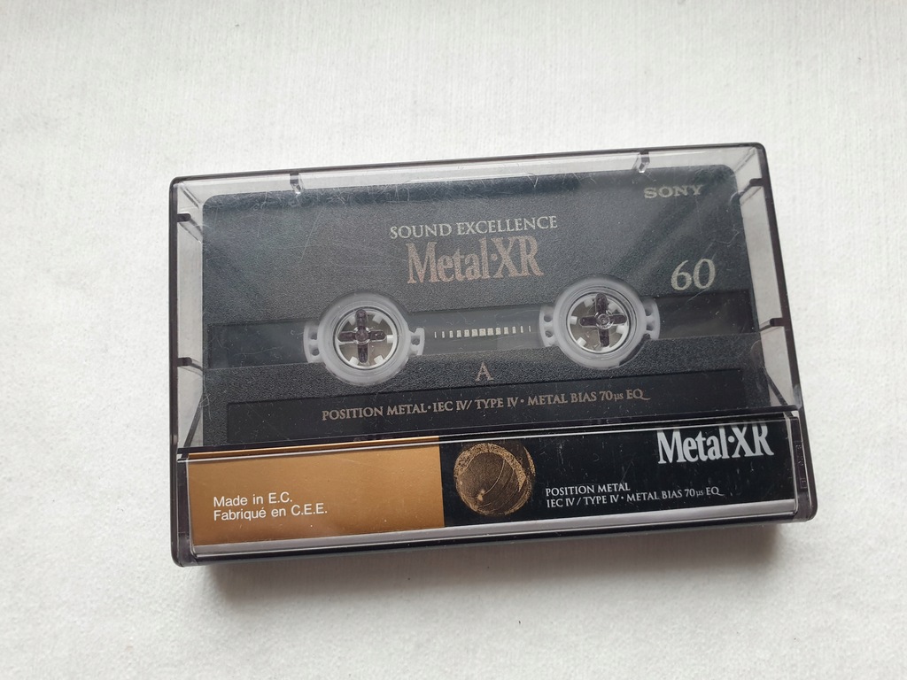 Kaseta SONY Metal XR 60 - 11502090307 - oficjalne archiwum Allegro