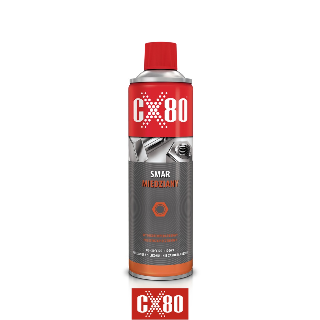 CX80 SMAR MIEDZIANY PRZECIWZAPIECZENIOWY 500 ML - 6974821995 - oficjalne archiwum Allegro