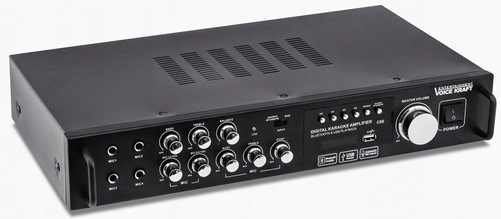 AMPLITUNER WZMACNIACZ STEREO BLUETOOTH RADIO MP3 - 9698784507 - oficjalne archiwum Allegro