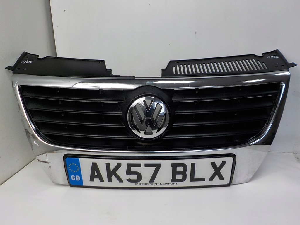 VW PASSAT B6 GRILL ATRAPA CHŁODNICY - 13093154413 - oficjalne archiwum Allegro