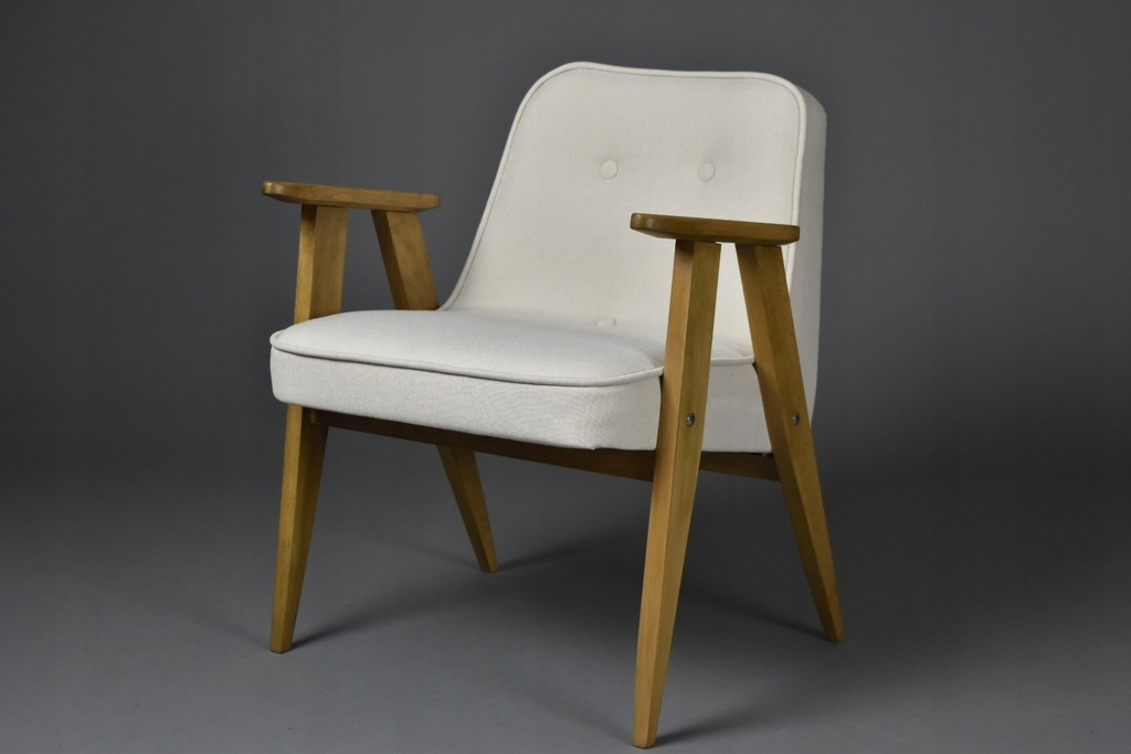 Fotel 366 proj. J. Chierowski lata 60 PRL Design - 12697652600 ...