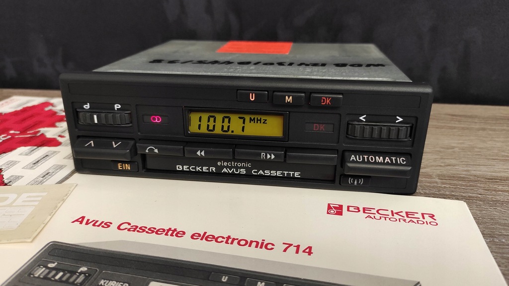 Radio MERCEDES R107 W126 BECKER W201 R129 W140 124 - 12807859705 ...