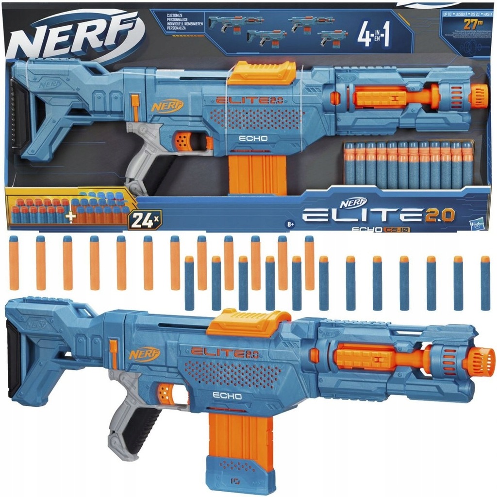 Nerf Elite 2.0 Echo CS-10 blaster E9533 Karabin - 12707110947 ...