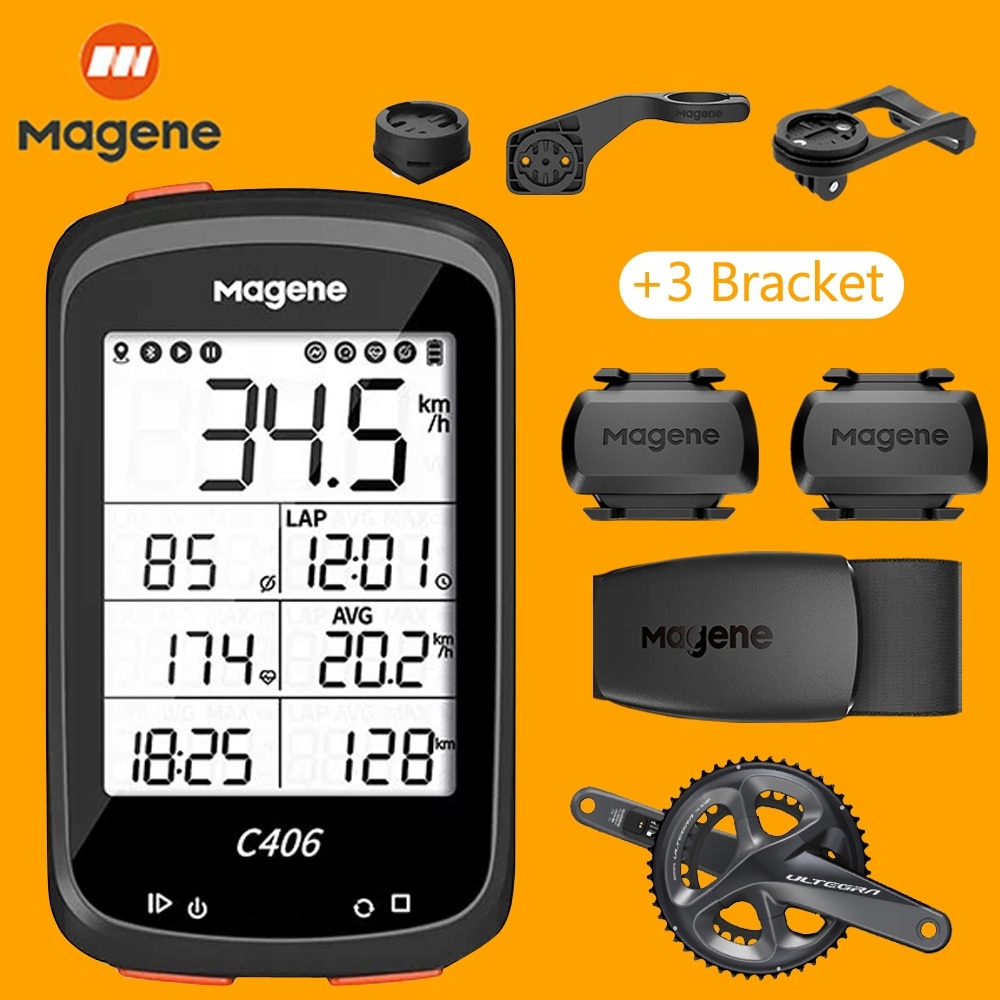 Magene C406 rowerowy komputer gps MTB Road Cycle - 12207594533 - oficjalne archiwum Allegro