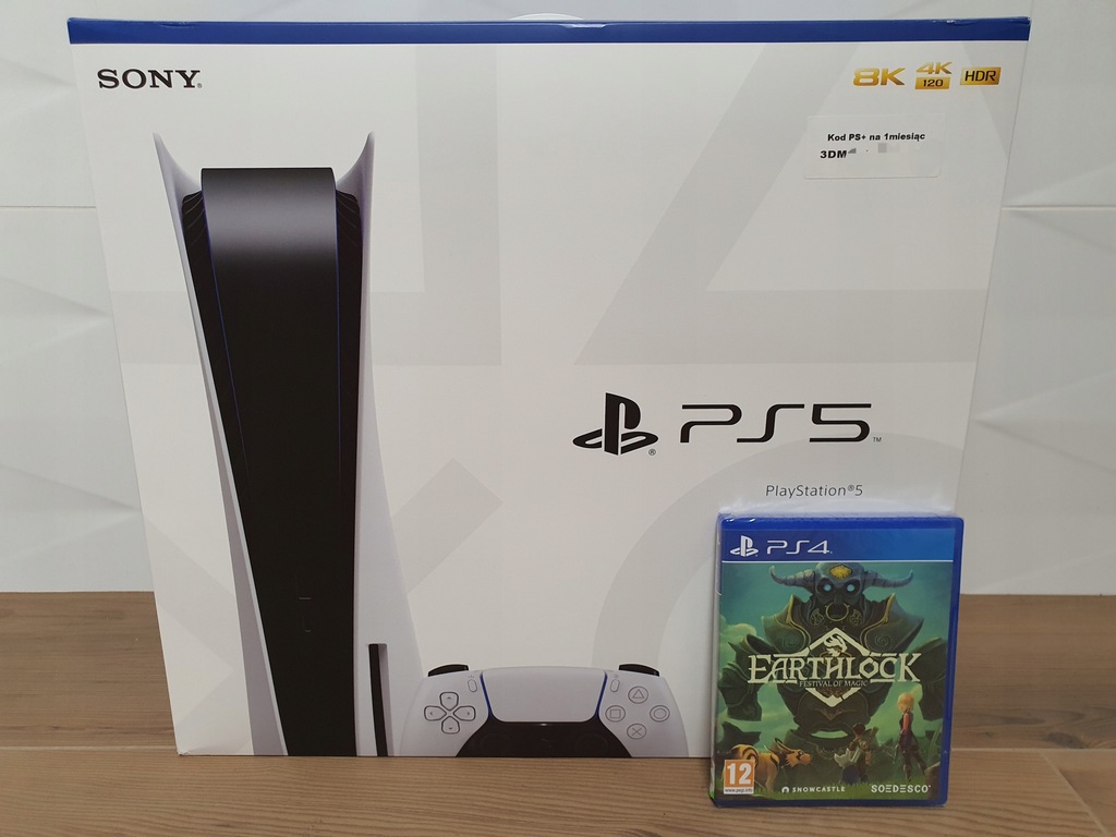 PS5 Konsola Sony PlayStation 5 / Nowa + GRA - 12008415671 - oficjalne ...