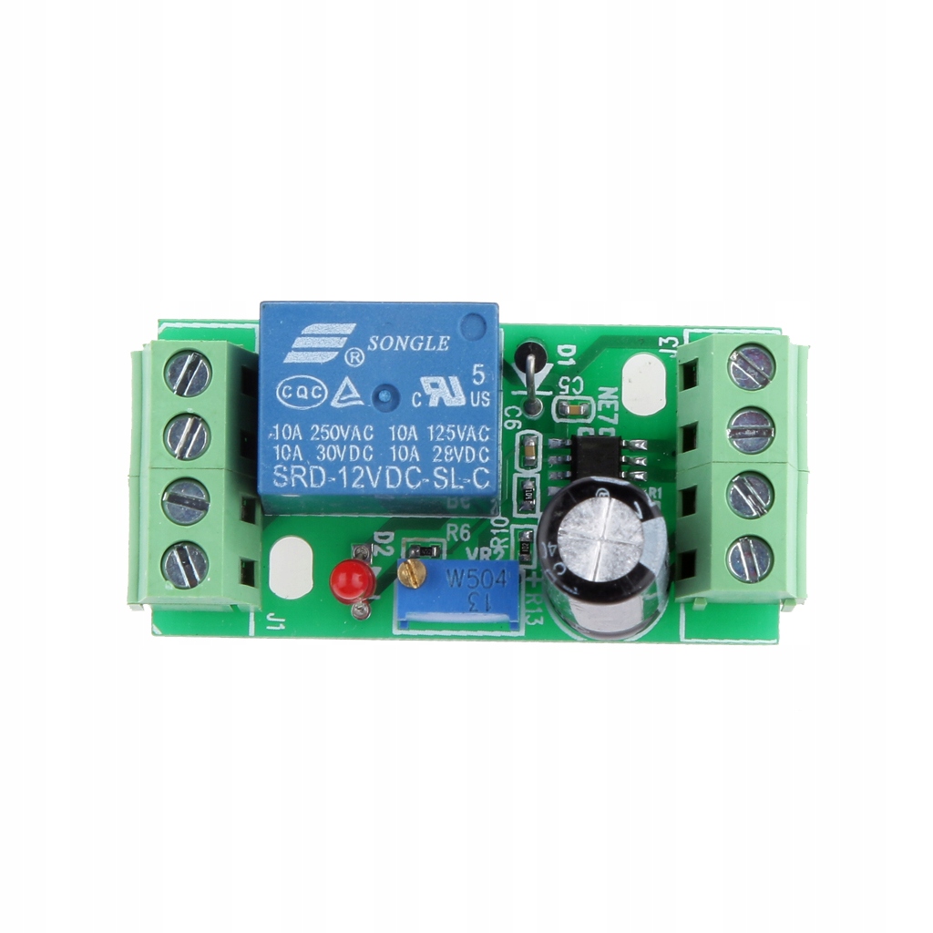 Mini 12V DC Delay Relay Delay Turn on/Delay Turn off Switch Module with ...