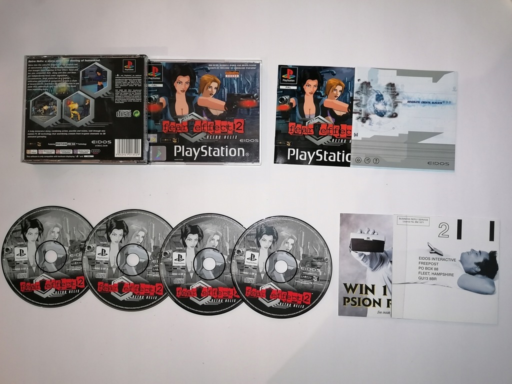 FEAR EFFECT 2 RETRO HELIX PSX PS1 - 12768037782 - oficjalne archiwum Allegro