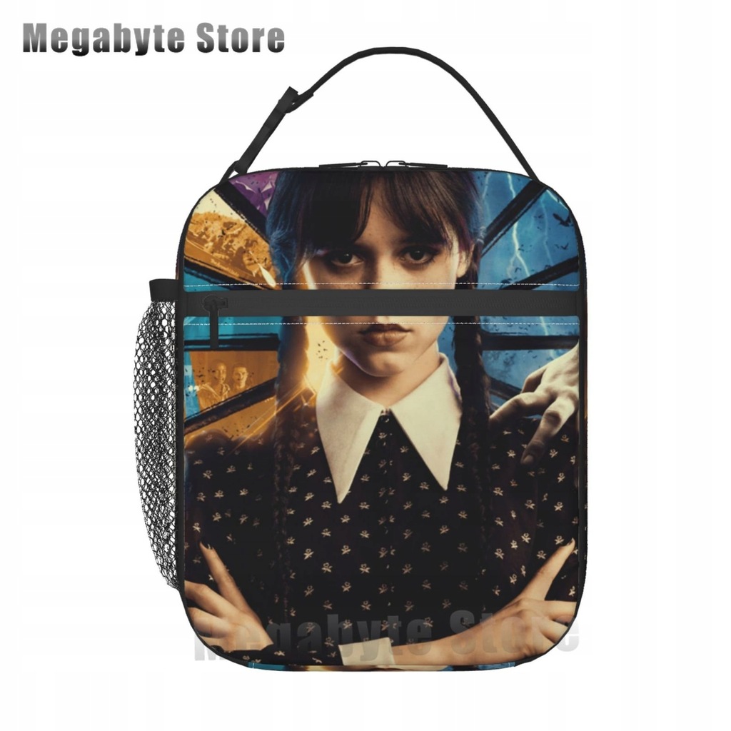 Wednesday Addams Awesome Merch Insulated Lunch Tote Bag for Picnic Food ...