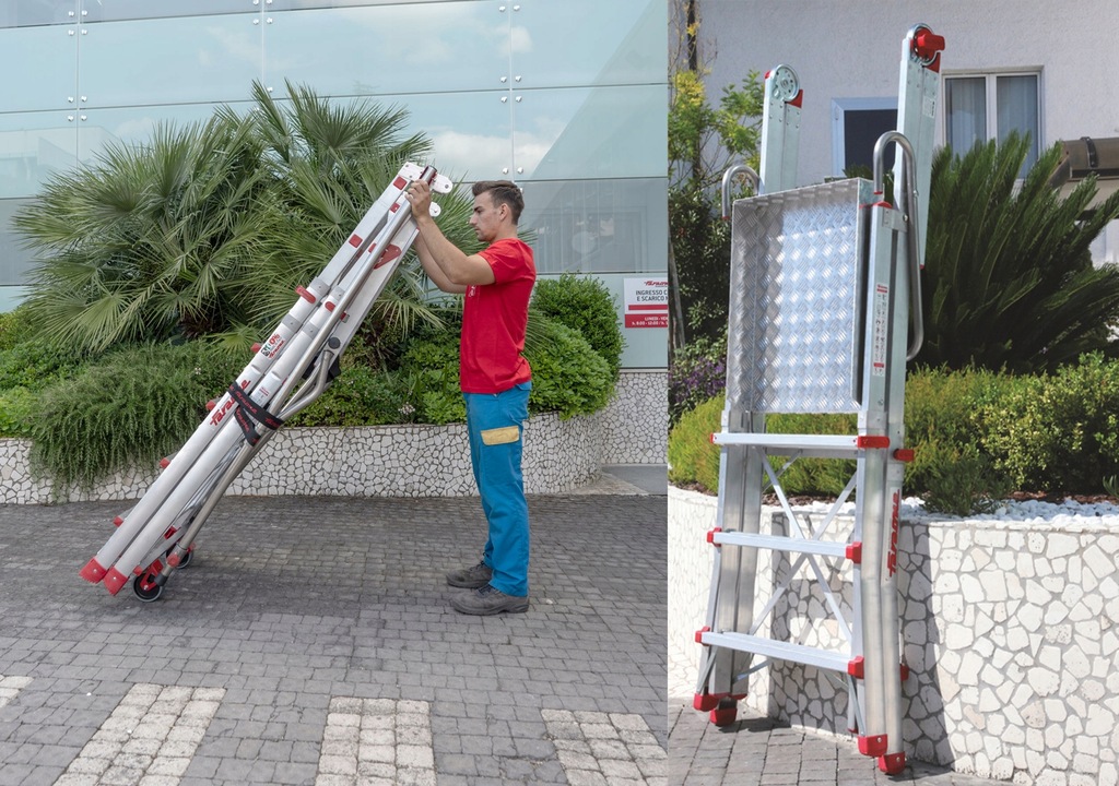 Drabina platforma podest montażowy FARAONE PLS5 - 6935854134 ...