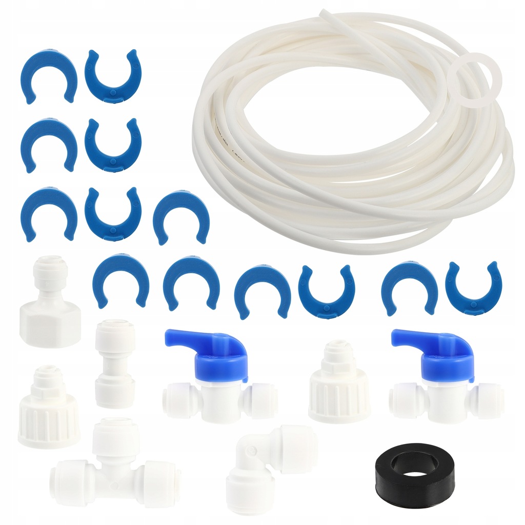 FREEZER WATER PIPE CONNECTION FRIDGE LINE PLUMBING SET WHITE 1000X1.5CM ...