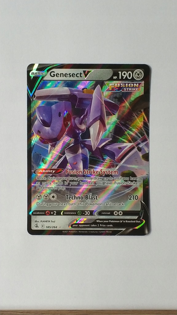 Genesect V - 185/264 - Ultra Rare - Fusion Strike - 12657776983 ...