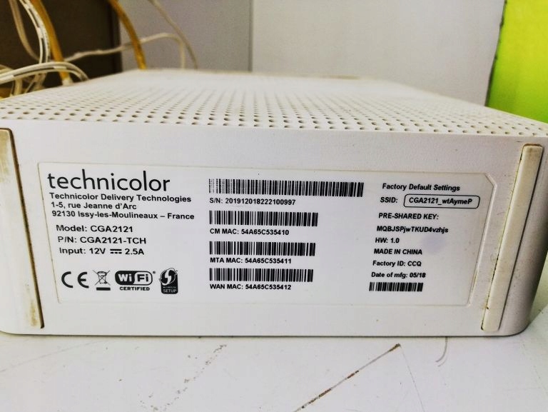 ROUTER TECHNICOLOR CGA2121 VECTRA PUDEŁKO - 9397336933 - oficjalne ...