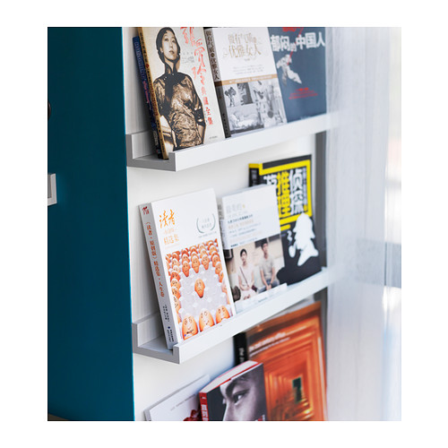 IKEA MOSSLANDA Półka na zdjęcia 55cm ŚWIECE biały - 7027881443 ...