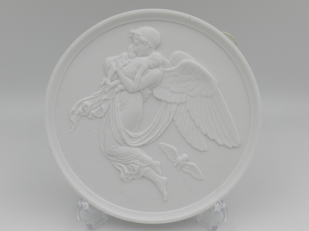 PLAKIETA BISKWIT BING & GRONDAHL KONIEC XIX WIEKU - 14299300582 ...