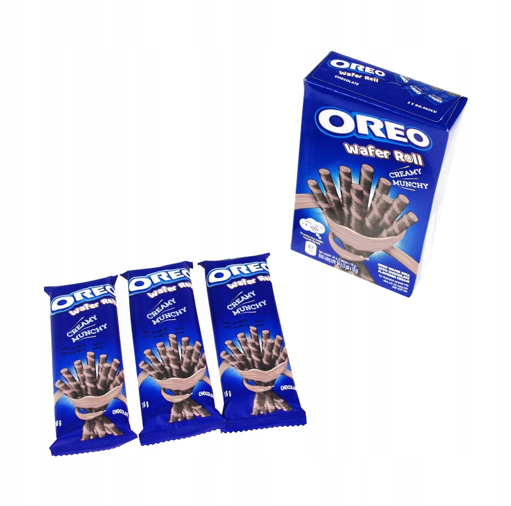 OREO Wafer Roll rurki waniliowe 54g - 12027034640 - oficjalne archiwum ...