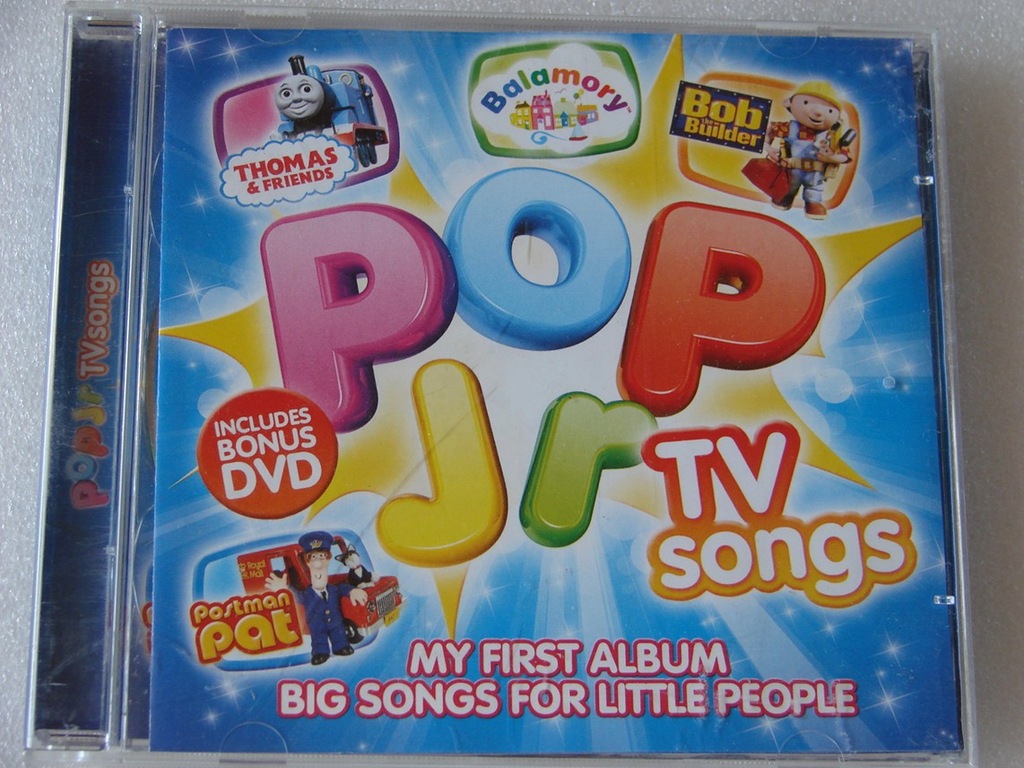 Pop Jr Tv songs CD+DVD Ideał Piosenki z bajek - 7463434224 - oficjalne ...
