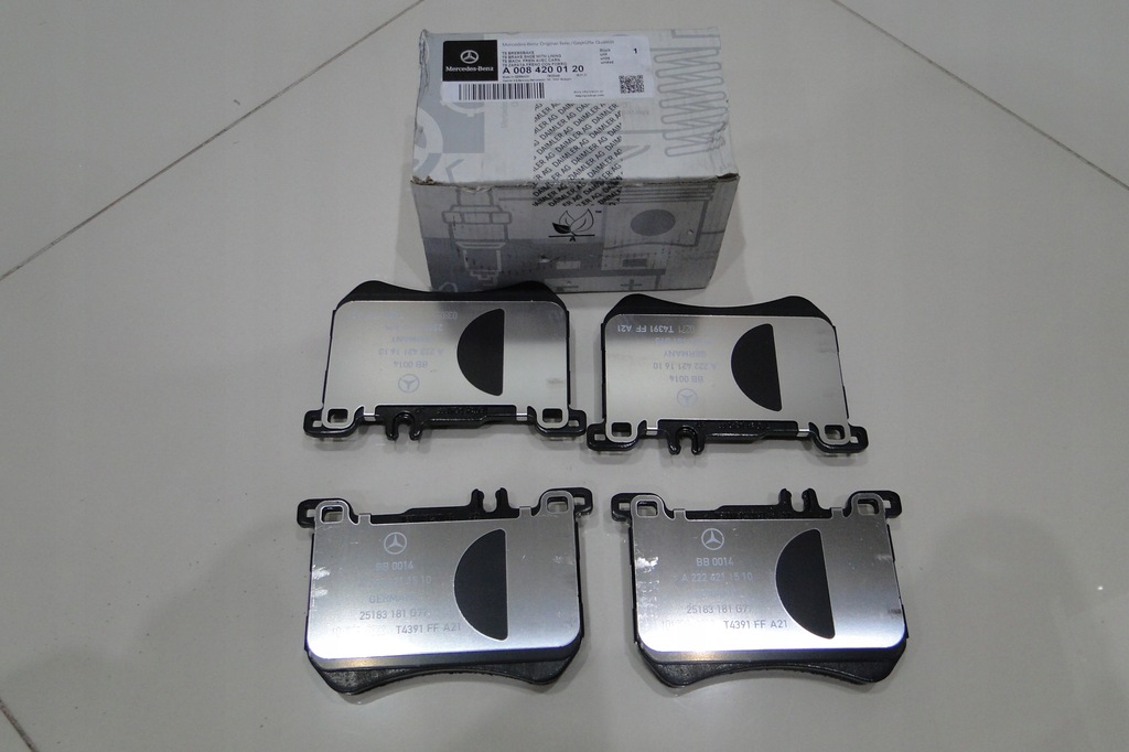 MERCEDES S-KLASA W222 KLOCKI HAMULCOWE PRZÓD - 11433243131 - oficjalne ...